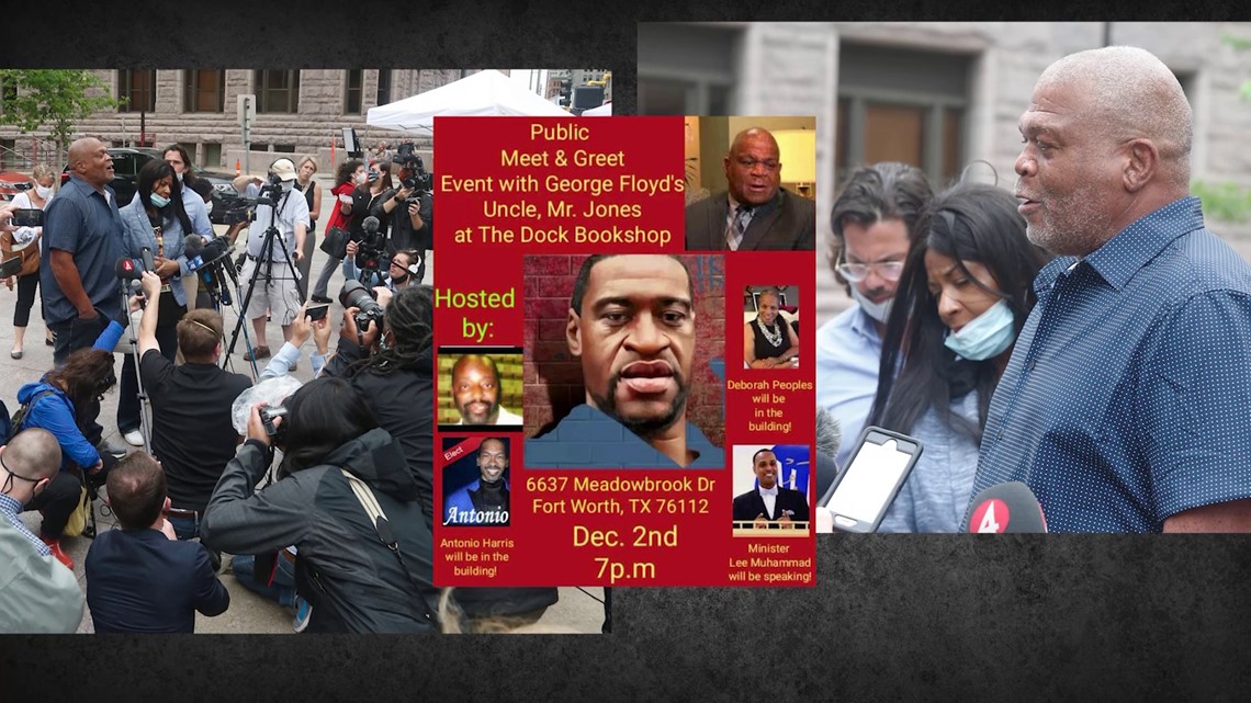 George Floyd's uncle Selwyn Jones speaks in Fort Worth | wfaa.com