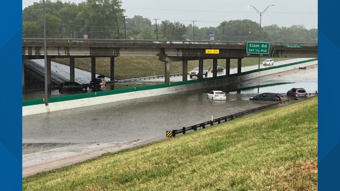 Photos: Heavy overnight rains lead to severe flooding in Dallas | wfaa.com