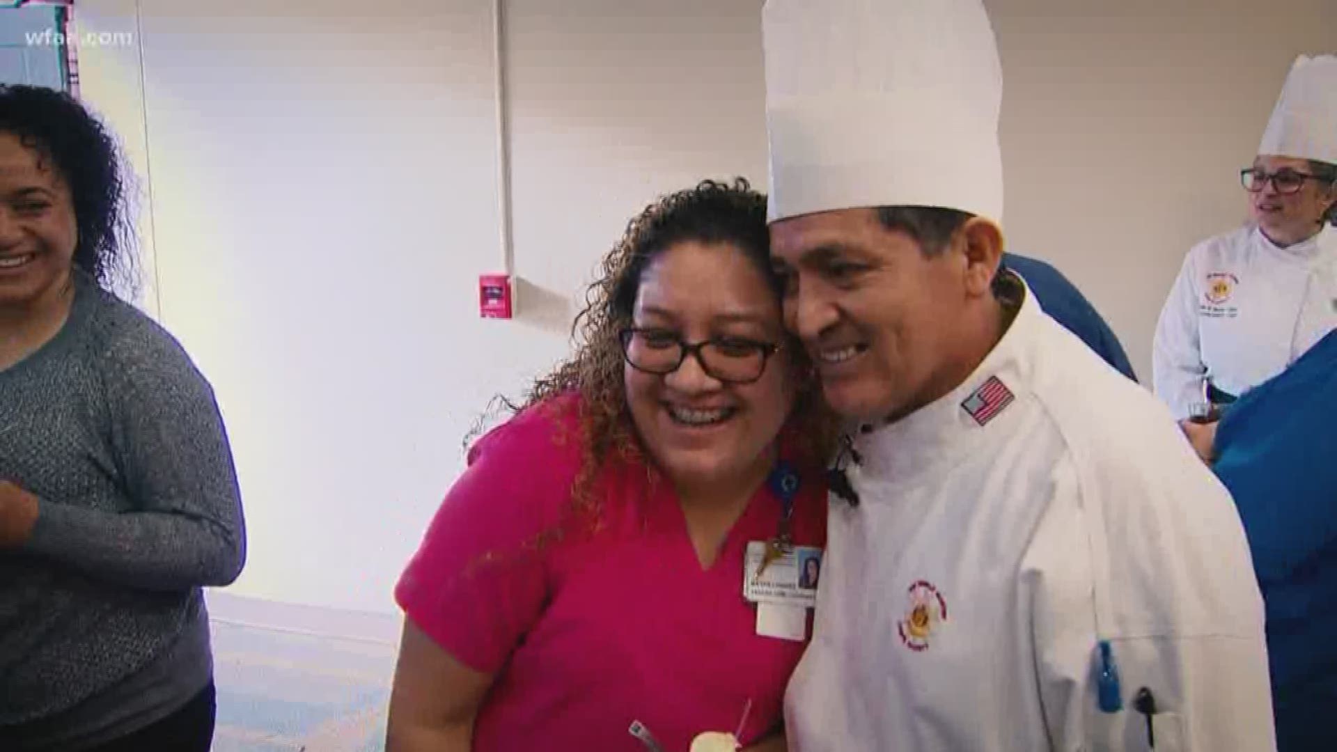 Chef thanks his nurses, doctors the best way he knows how | wfaa.com