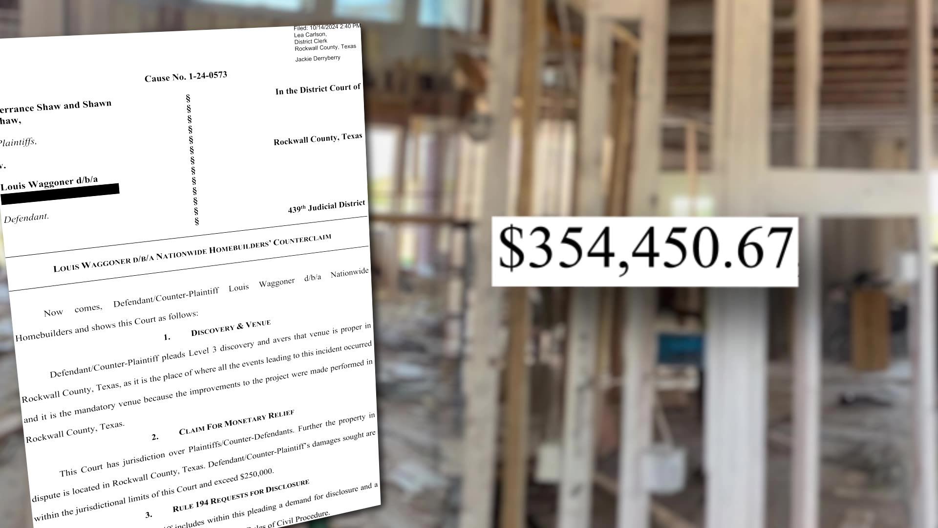 Former NFL player Terrance Shaw accuses DFW contractor of filing bogus ...