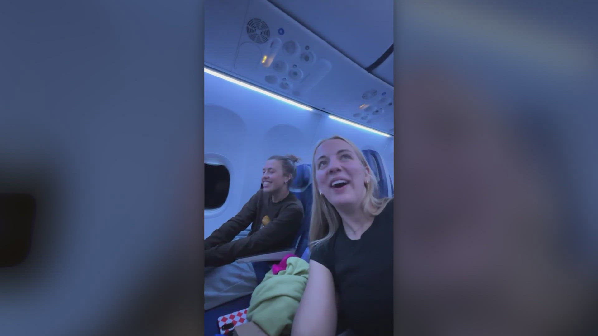 Two women go viral after they were the only people aboard a Southwest ...