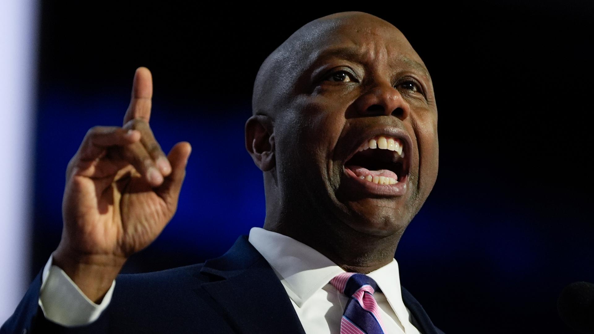 Senator Tim Scott speaks at 2024 Republican National Convention in ...