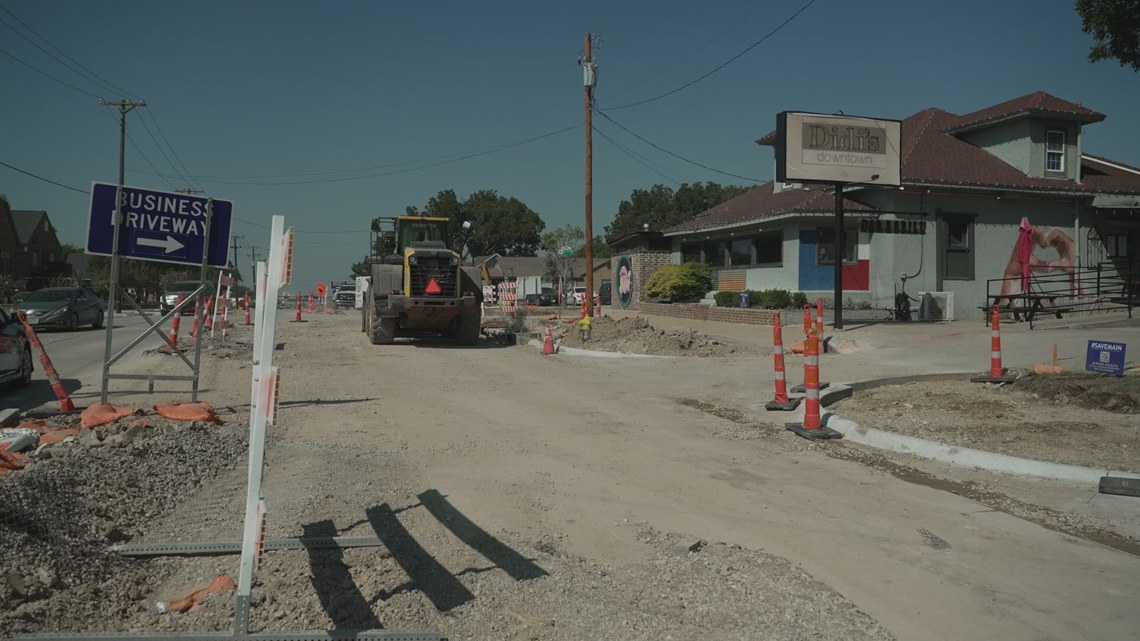Eastbound Main Street in Frisco to be closed for construction starting Monday next week | wfaa.com