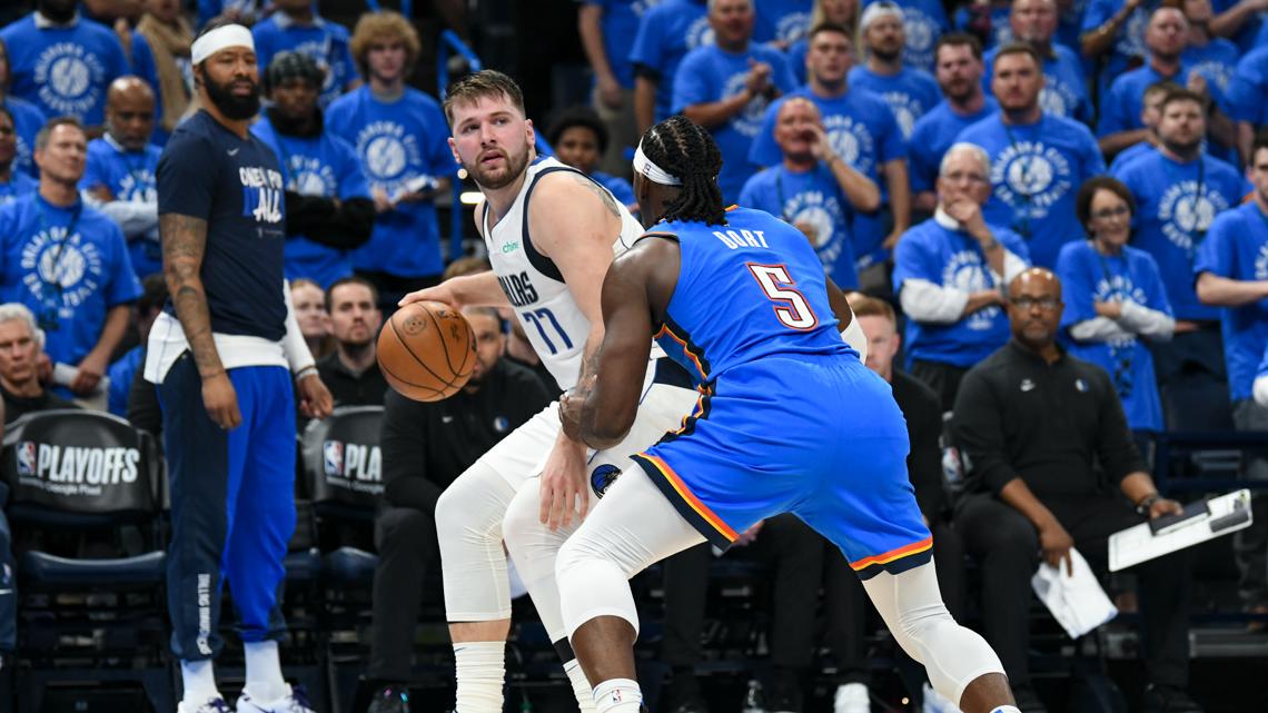 Dallas Mavs beat OKC Thunder 119-110 in Game 2 Thursday night | wfaa.com