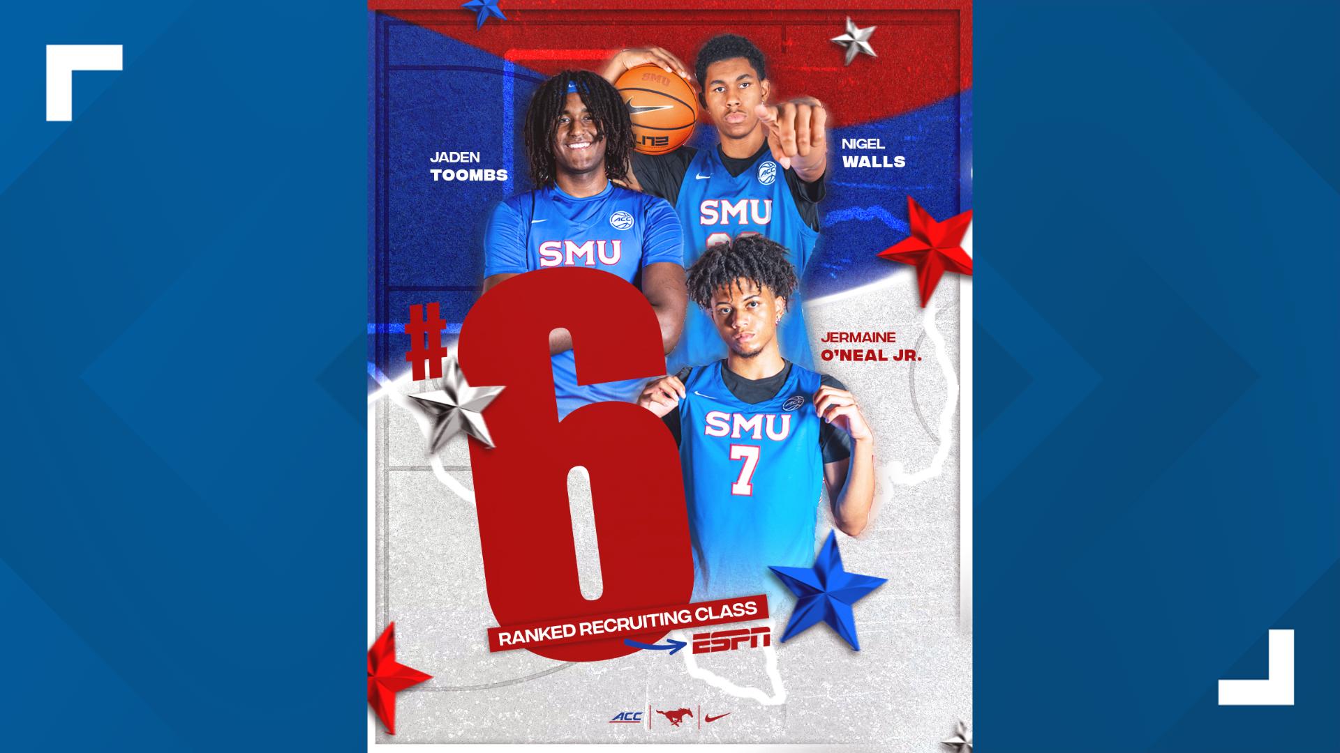 SMU basketball recruits highest-ranked class in program history | wfaa.com