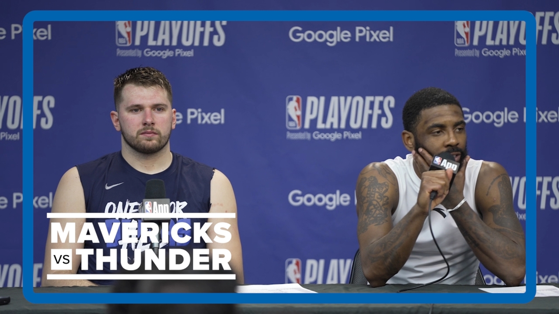 Luka Doncic, Kyrie Irving Jason Kidd | Mavs vs. Thunder Game 6 postgame comments | wfaa.com