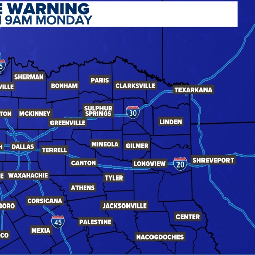WFAA Weather Alert Day: First freeze of the season coming, coldest air ...