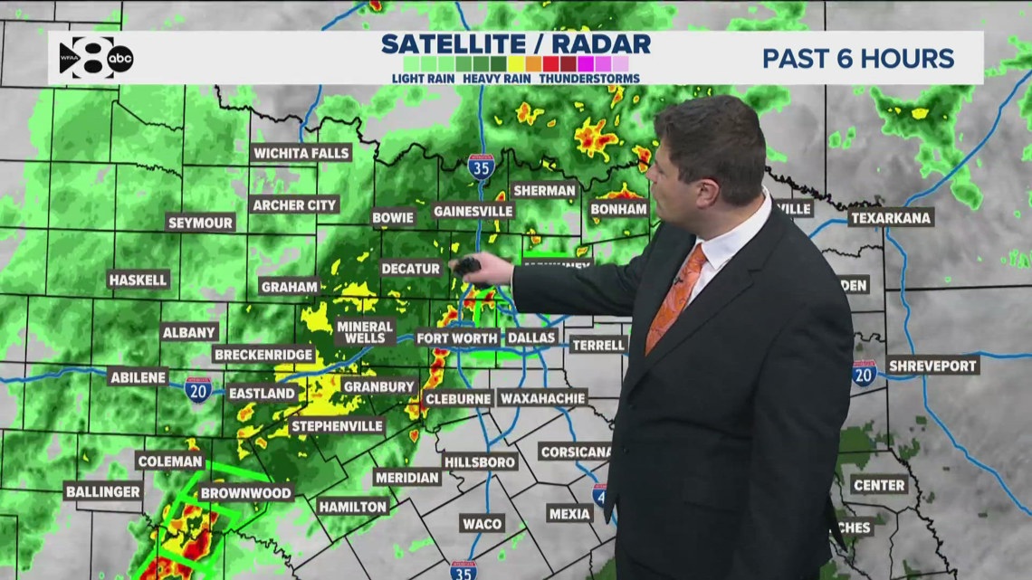 DFW Weather: A final round of heavy rain is moving in this evening. Get ...
