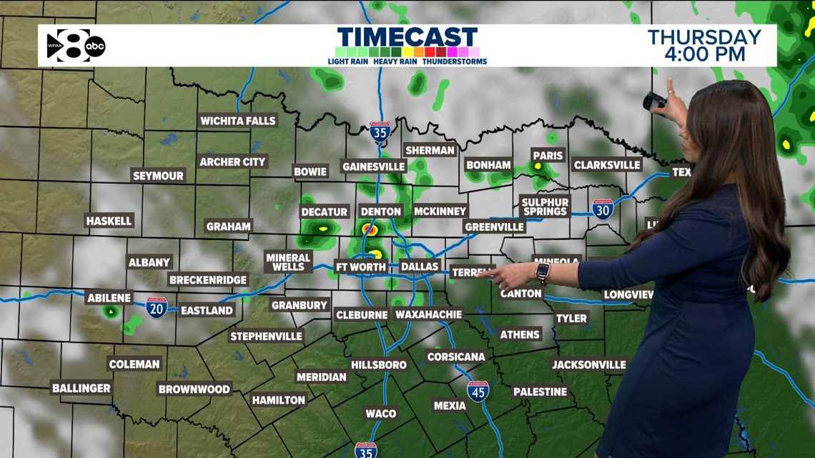 DFW Weather: Unsettled pattern continues, but drier, warmer weather is ...