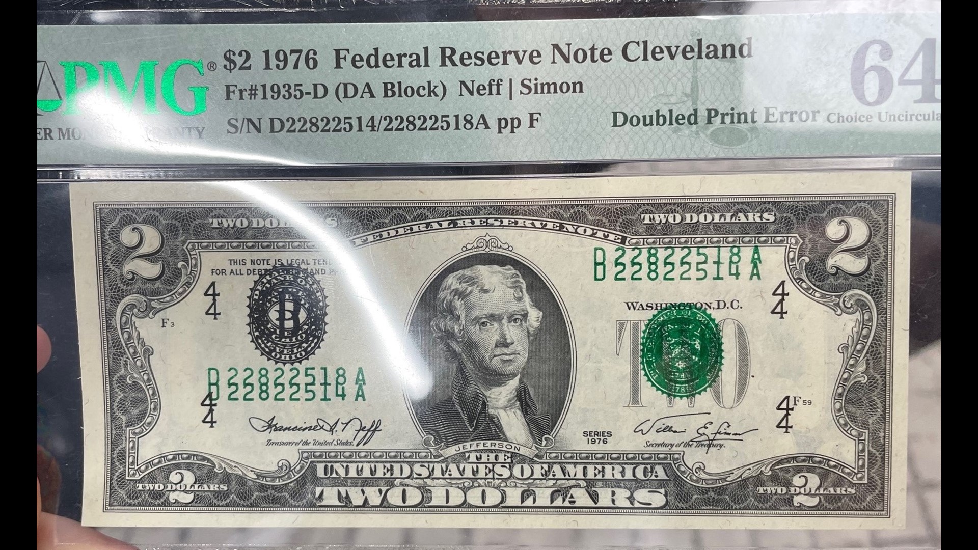 Two-dollar bill sold for thousands at auction goes viral | wfaa.com