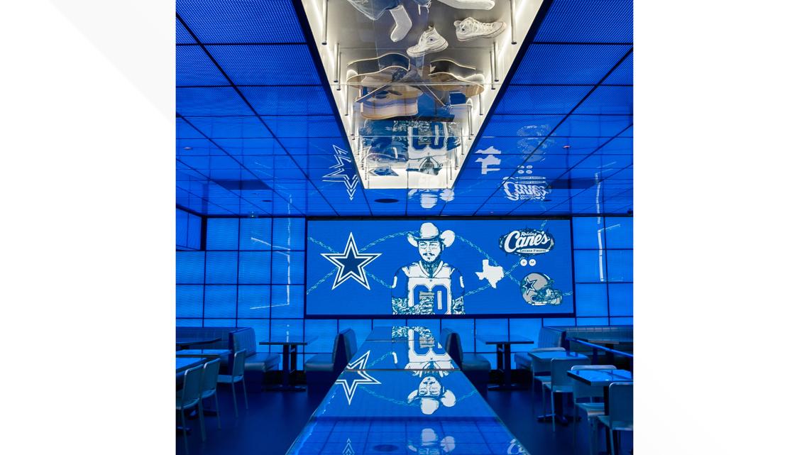 Post Malone, Cowboys opening themed Raising Cane's restaurant | wfaa.com