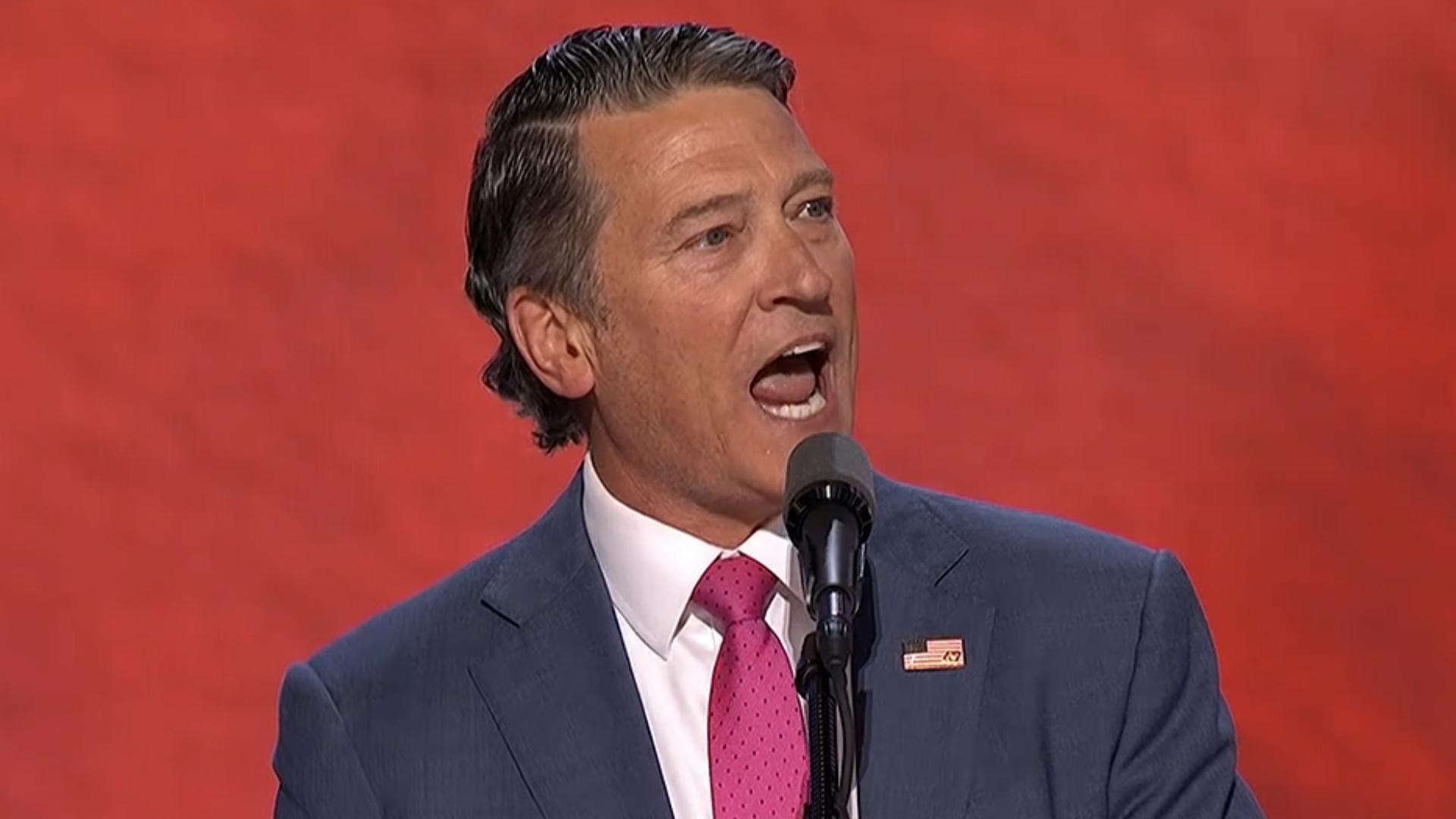 Texas Rep. Ronny Jackson speaks in support of Donald Trump at 2024 RNC ...