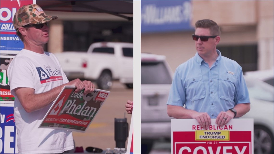 Texas House Speaker Dade Phelan, David Covey speaks ahead of Super ...