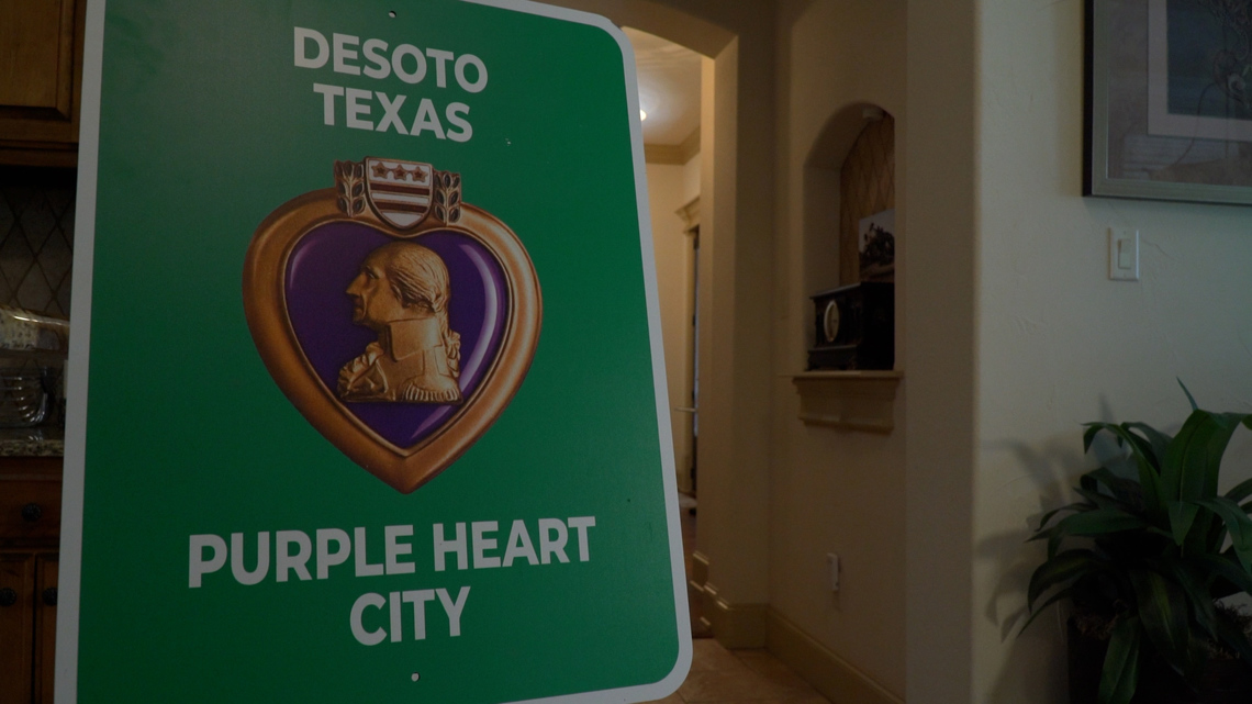 City of DeSoto gains 'Purple Heart City' status | wfaa.com