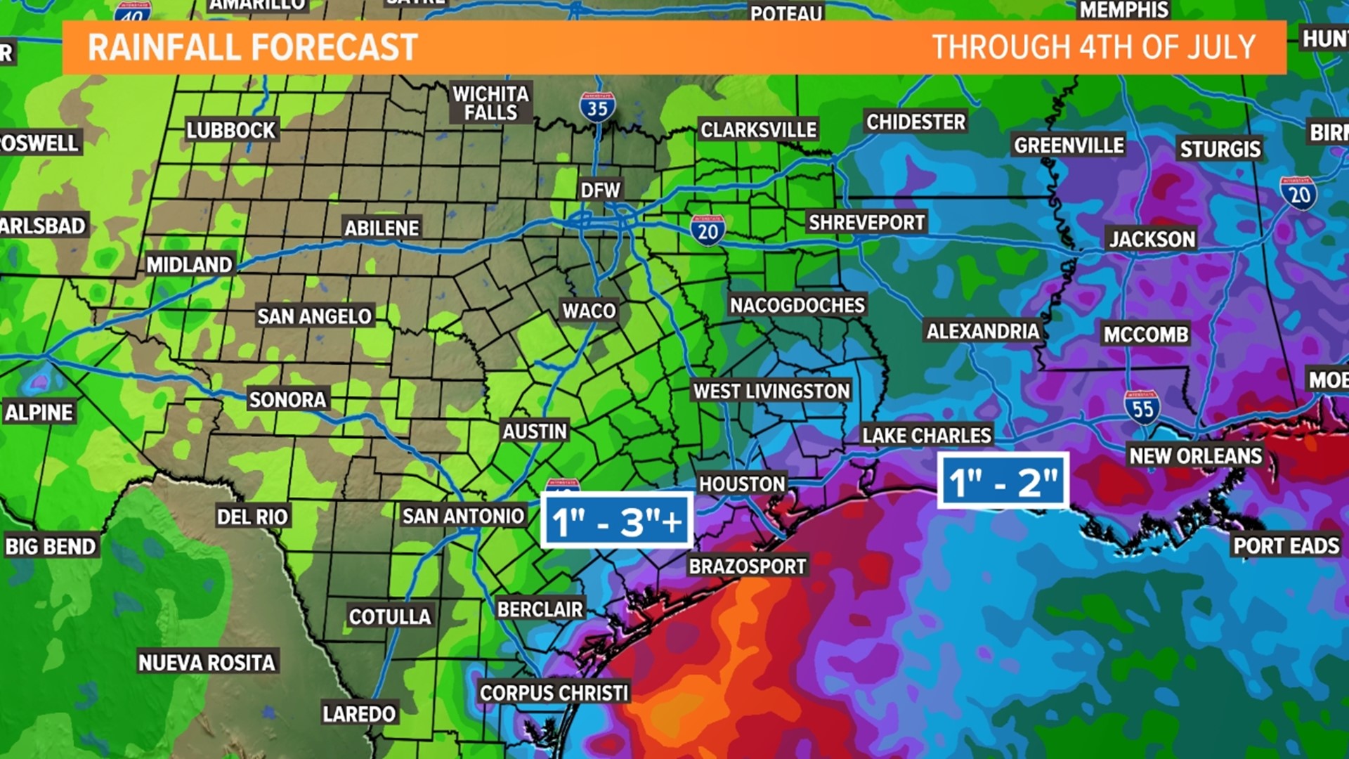 Texas weather: Tracking Gulf of Mexico tropical storm development ...