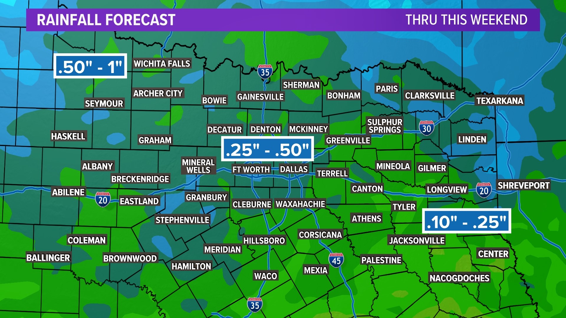 Clima en Dallas, Texas: Un descanso del calor | wfaa.com