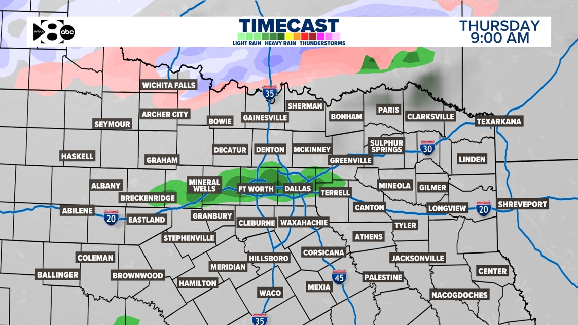Rain Timecast | wfaa.com