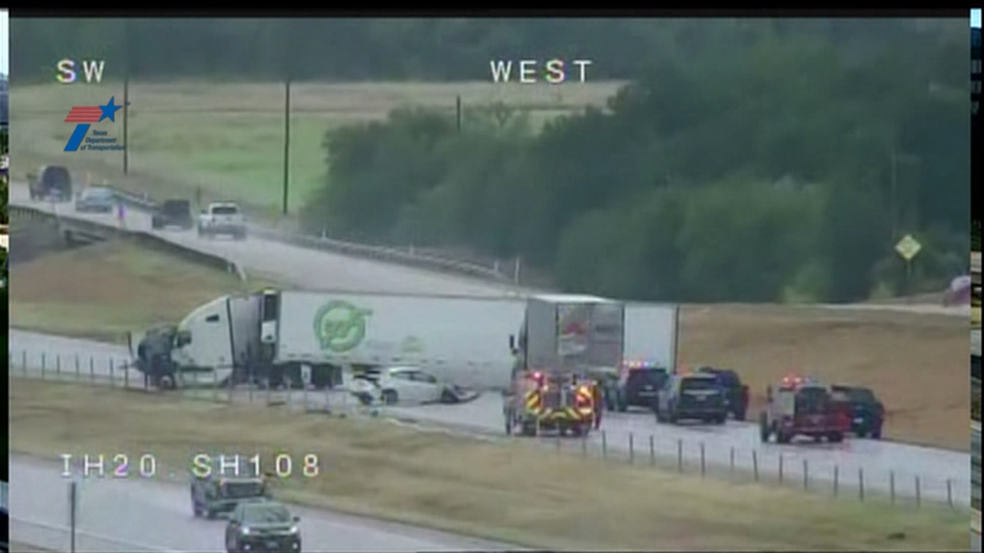 Crash shut down part of I-20 at State Highway 108 in North Texas | wfaa.com