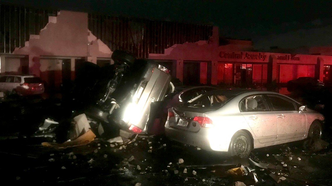 Aerial footage shows storm damage from Dallas to Sachse | wfaa.com