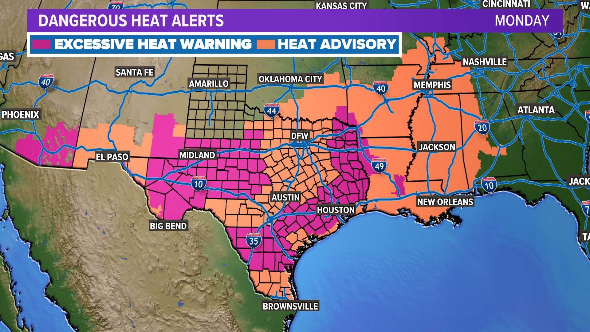 Dallas-Fort Worth weather: More storms before a very hot weekend | wfaa.com