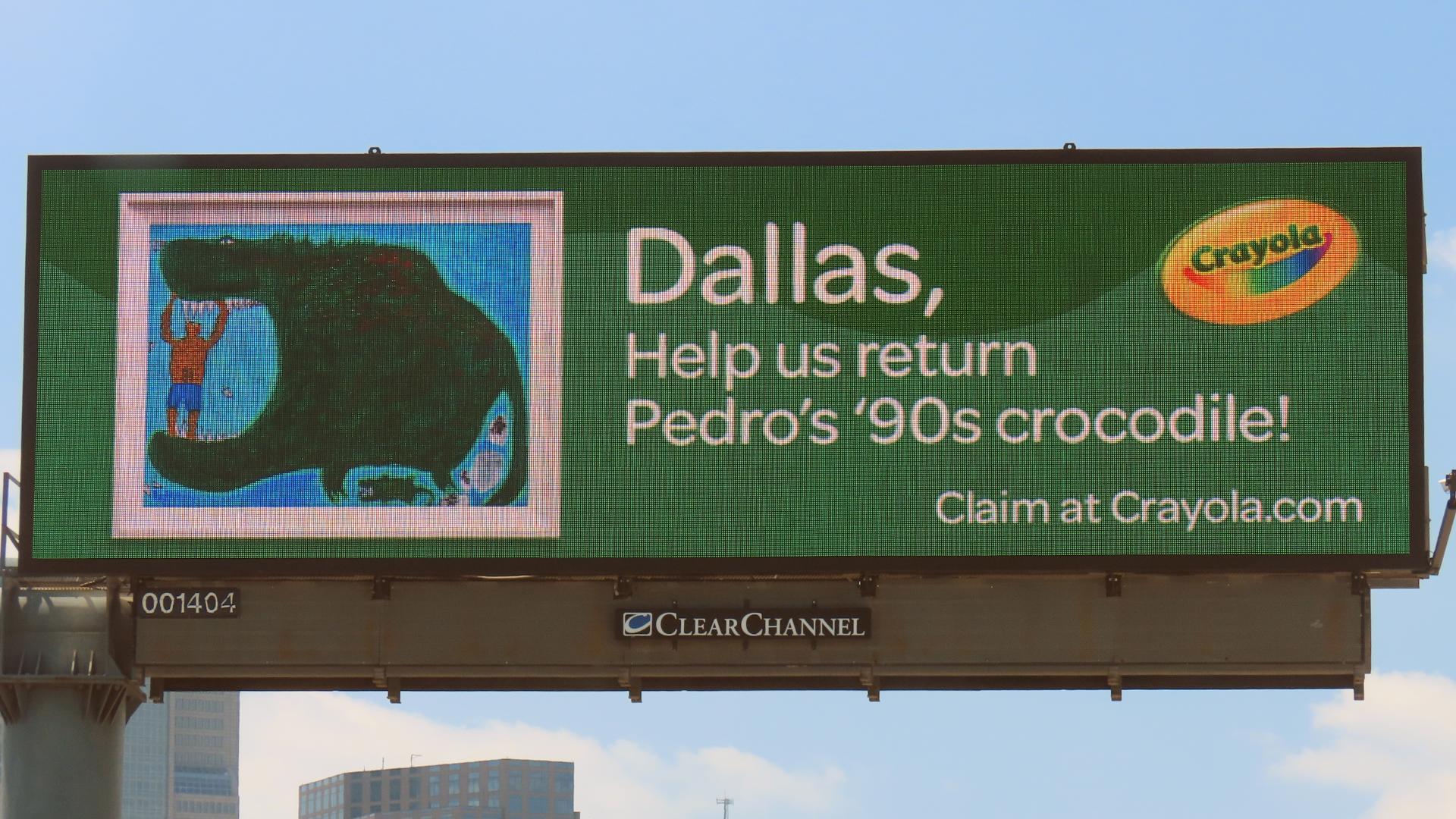 Crayola billboards look to reunite children's art with artists | wfaa.com