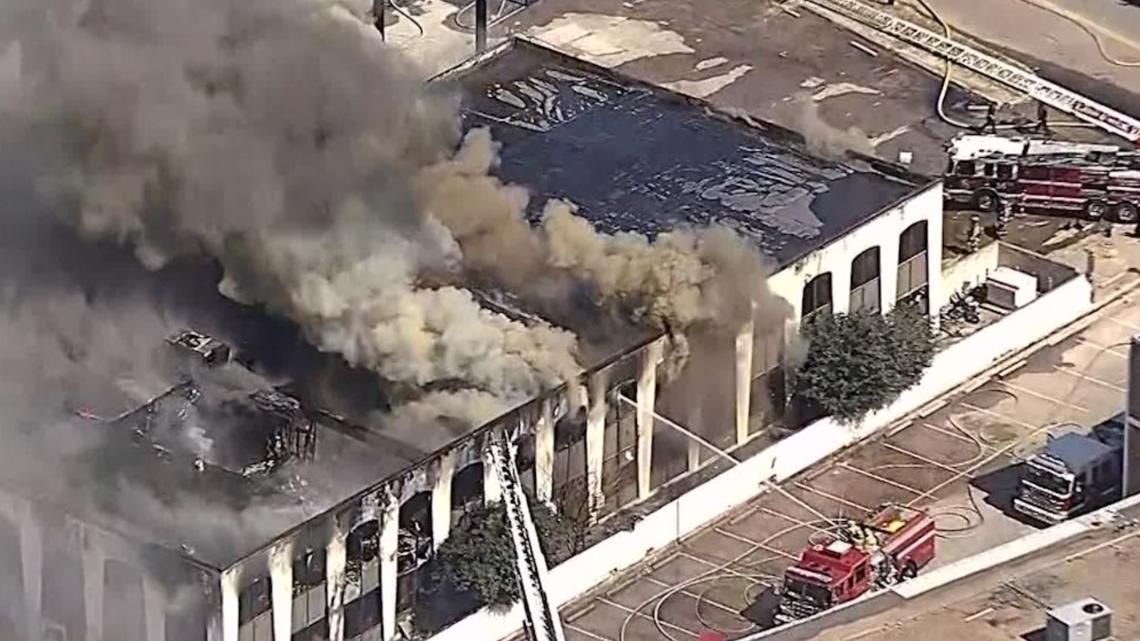 Emergency units dealing with large fire in Northwest Dallas | wfaa.com