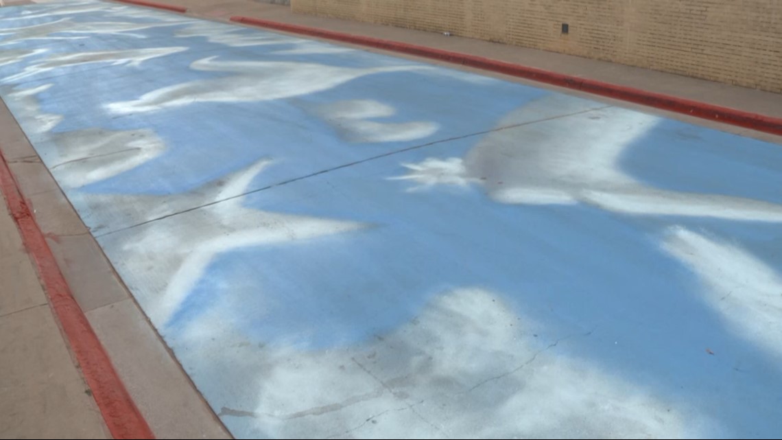 600-foot-long mural on street at Fort Worth Stock and Rodeo | wfaa.com