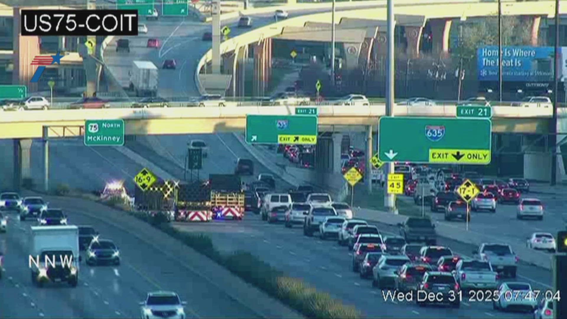 Traffic Alert: U.S. 75 remains shut down for several hours on Wednesday ...