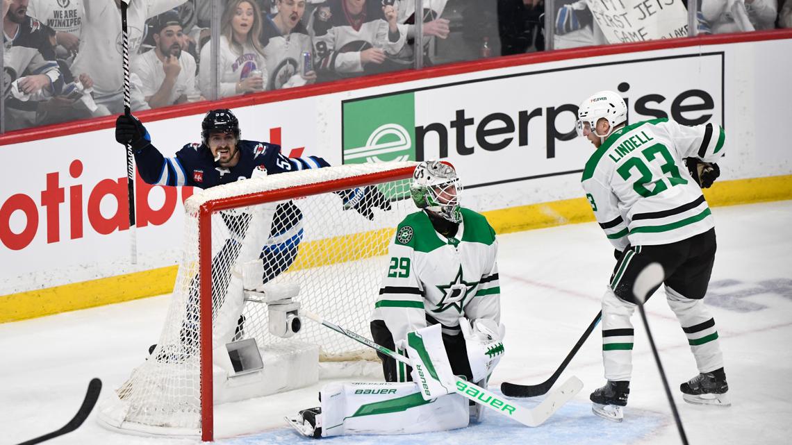 Winnipeg Jets tie series with 4-0 win over Dallas Stars | wfaa.com