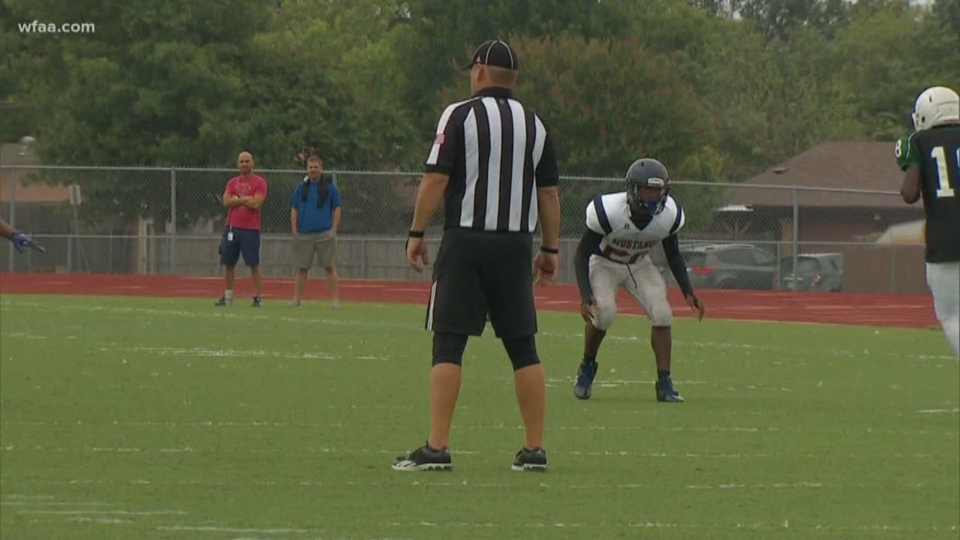 Facing a shortage, recruitment of football refs heats up | wfaa.com