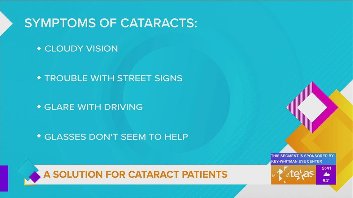 Treat vision changes suffered due to cataracts | wfaa.com