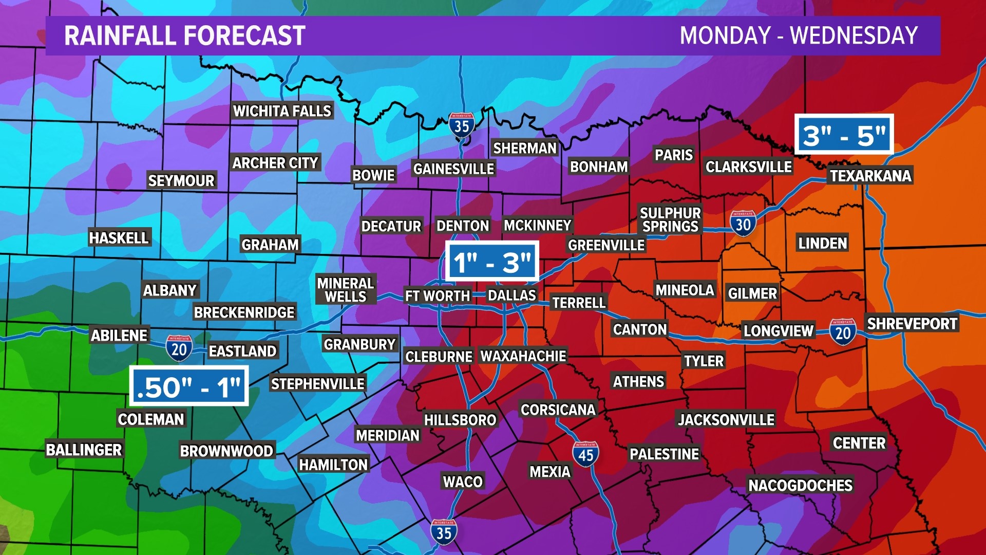 Dallas, Texas WFAA weather forecast: Next round of storms | wfaa.com