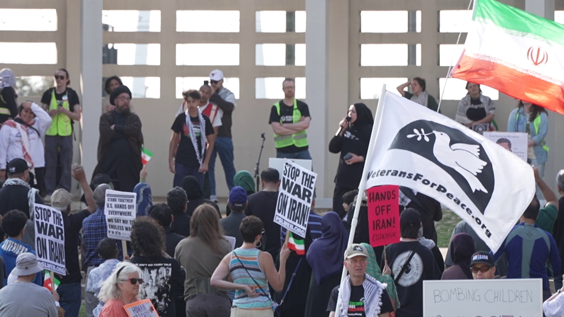 From protest to celebration: North Texas divided over Iran strikes ...