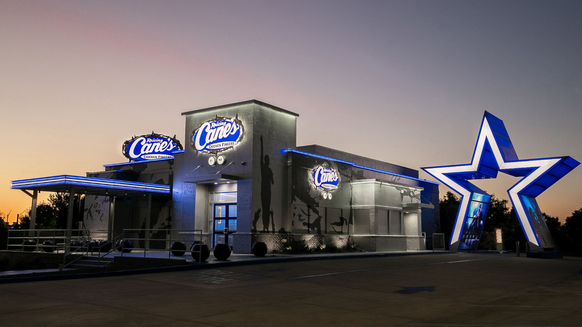 Post Malone, Cowboys opening themed Raising Cane's restaurant | wfaa.com