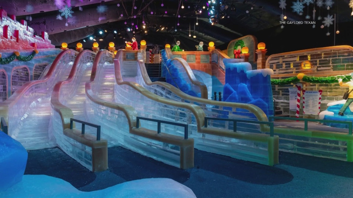 Ice at the Gaylord Texan reopens with new 'Elf' theme | wfaa.com