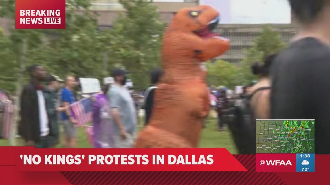 No Kings protest Dallas | Live updates | wfaa.com