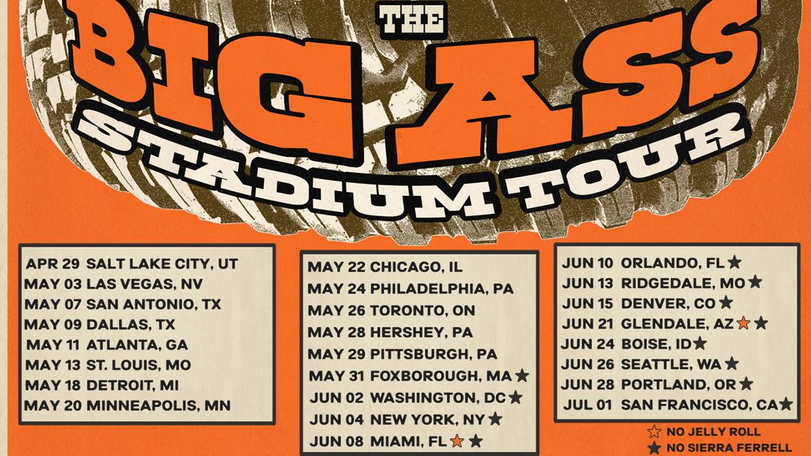 Post Malone announces 'The BIG ASS Stadium Tour' for 2025 | wfaa.com