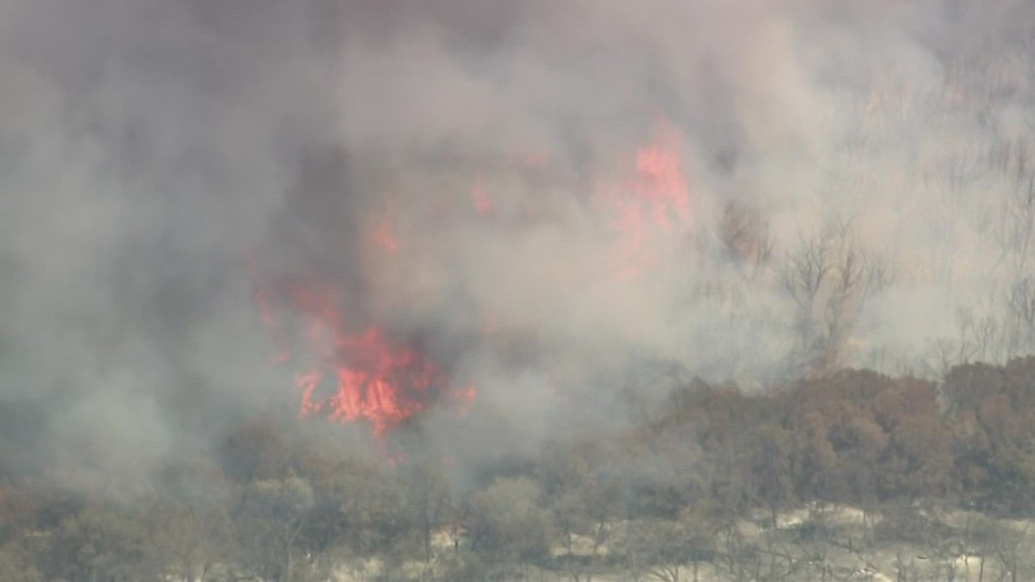 Chalk Mountain Fire now 20% contained | wfaa.com