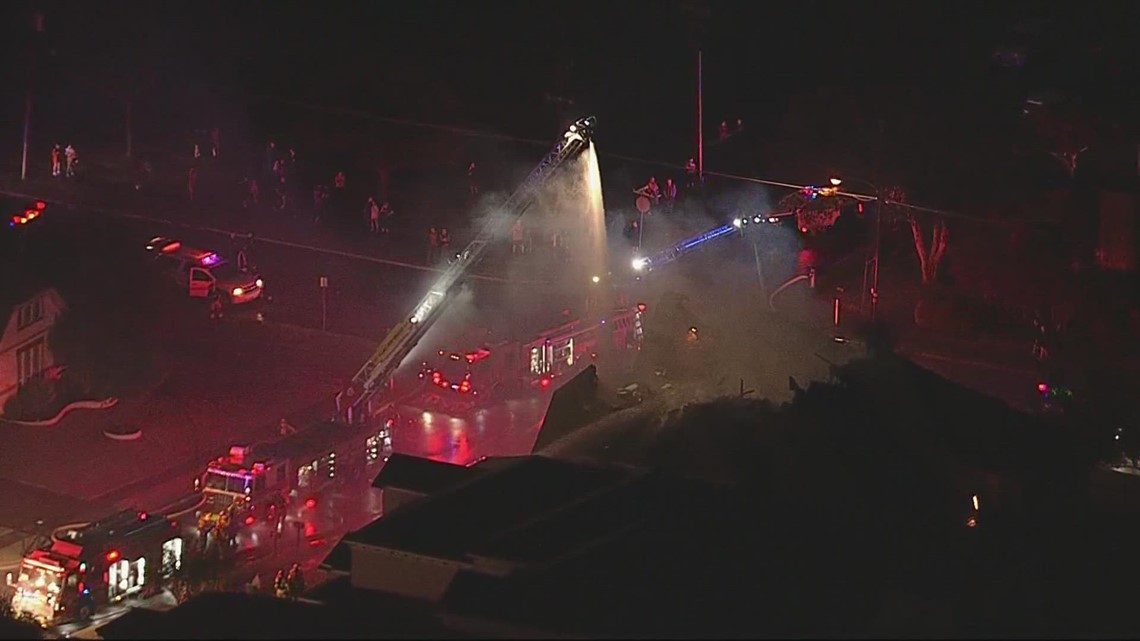 Plano firefighters battling 2-story house fire | wfaa.com