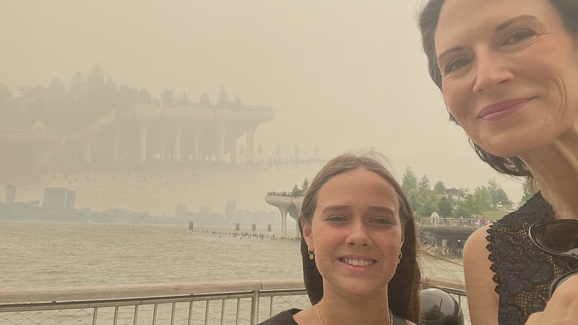 North Texas woman was visiting New York when she witnessed the sky ...