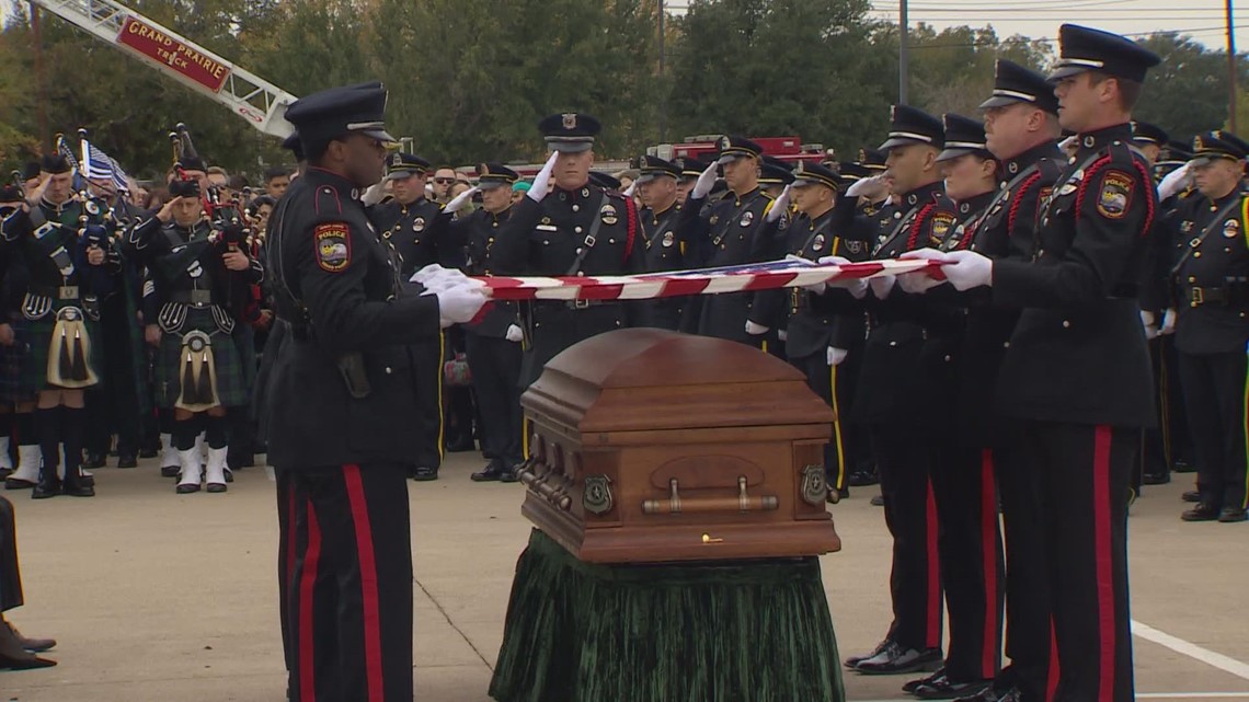 Grand Prairie Police Officer Brandon Tsai's funeral | wfaa.com