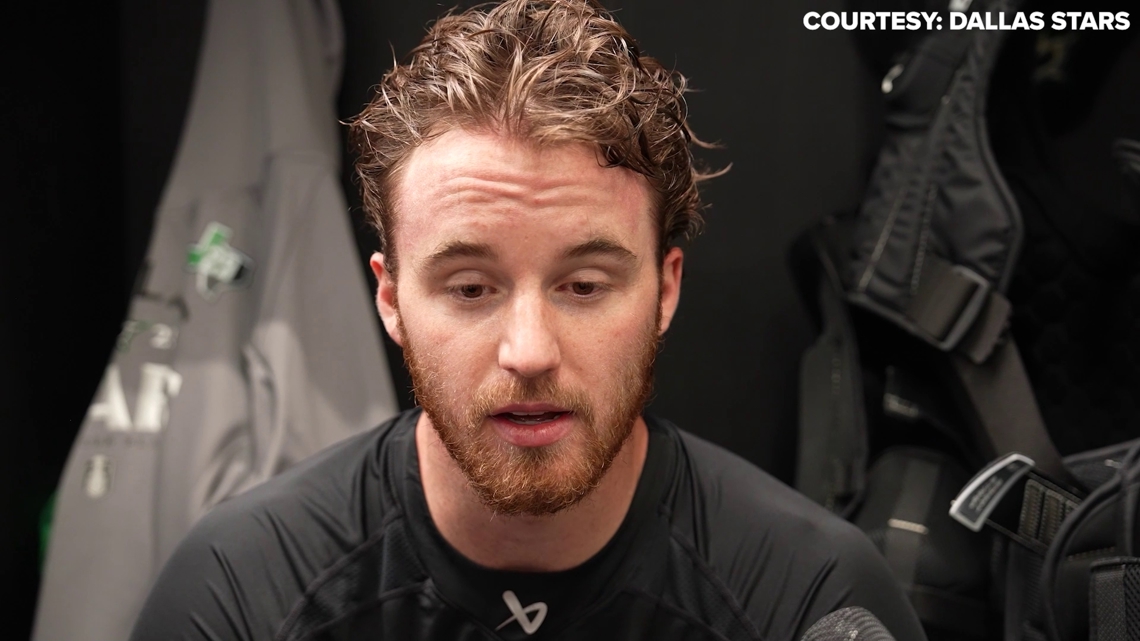 Texas Rangers home opener: Stars goalie Jake Oettinger to throw ...