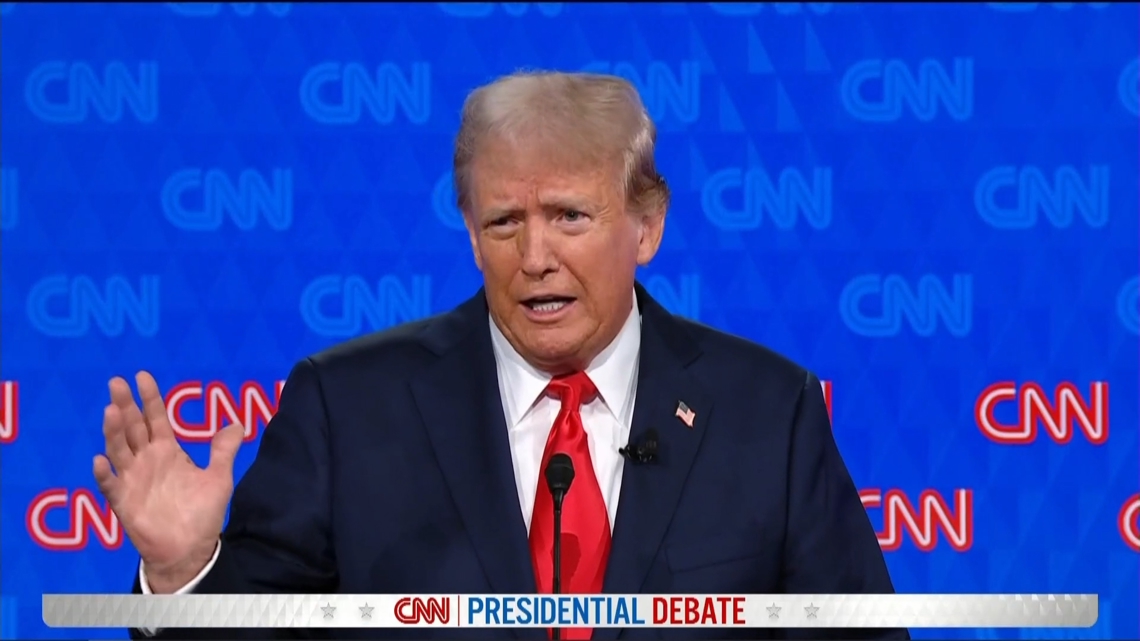 First 2024 Biden-Trump Debate: "He lies," Trump said of his opponent ...