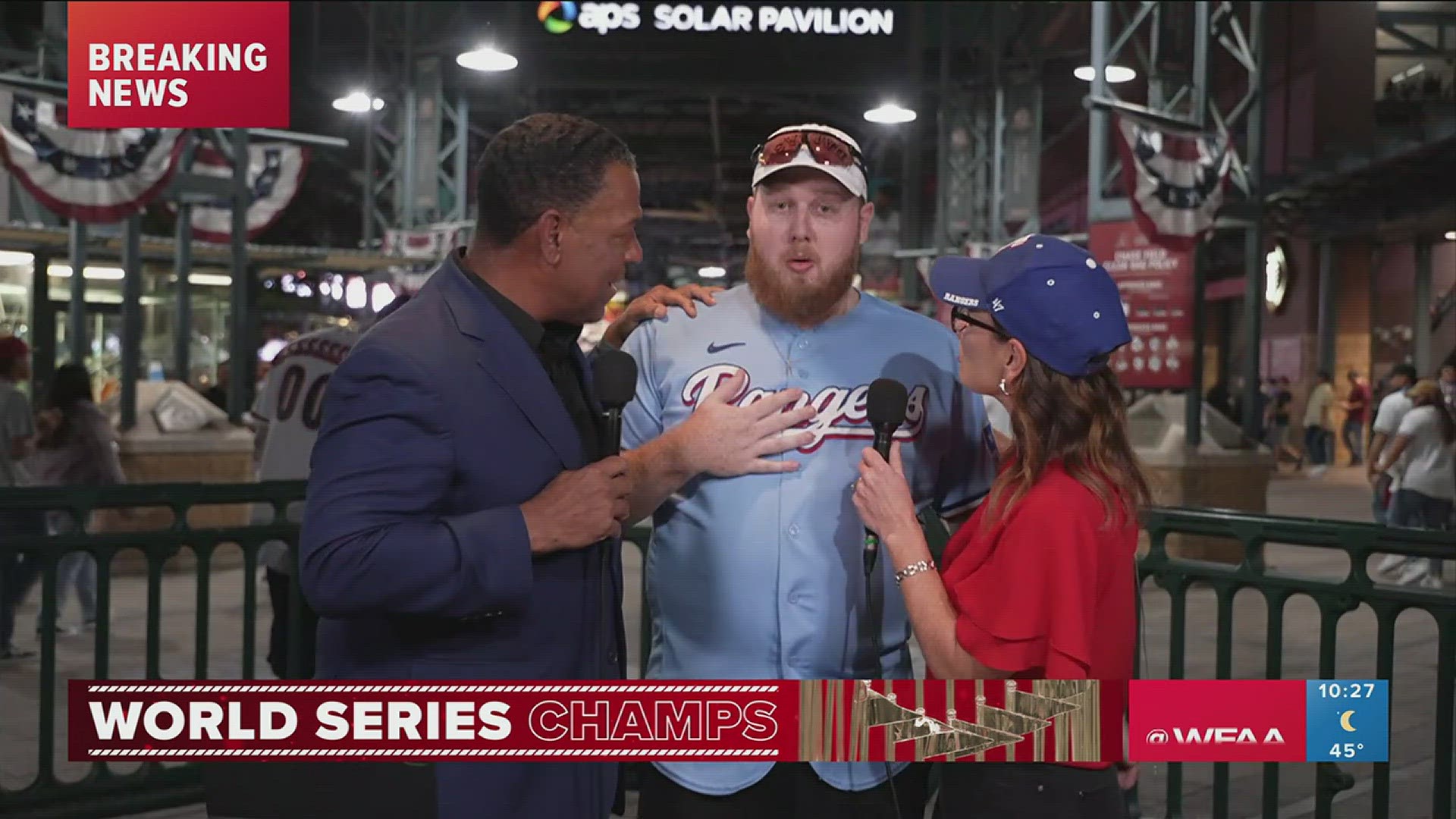 Texas Rangers fan from Dallas bought Game 5 World Series ticket night ...