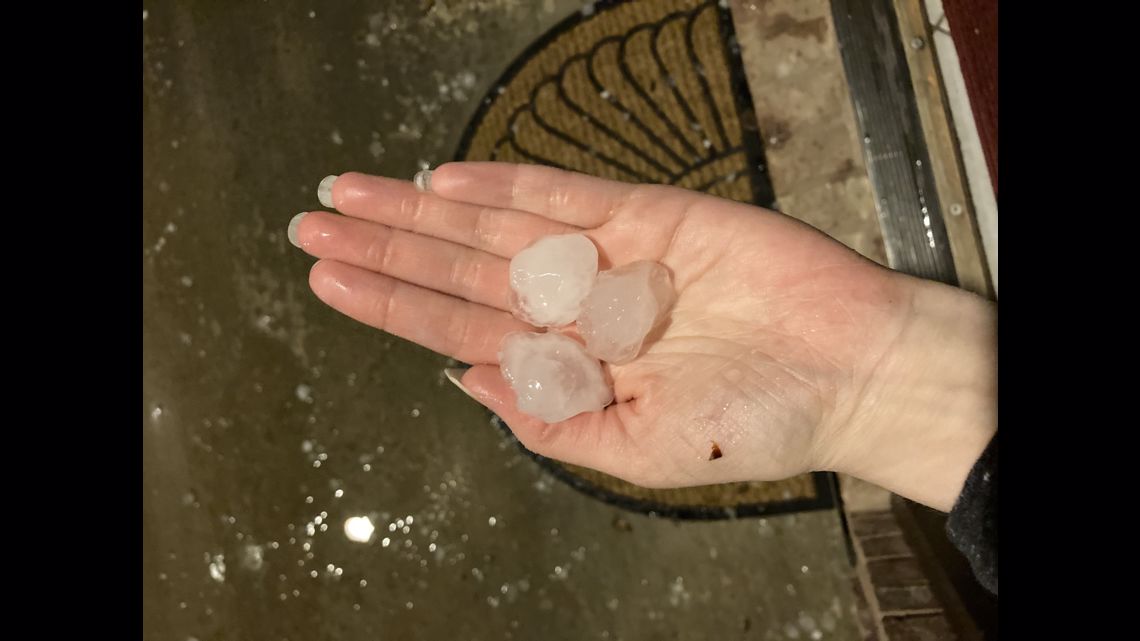 Hail in North Texas on Feb. 25, 2021 | wfaa.com