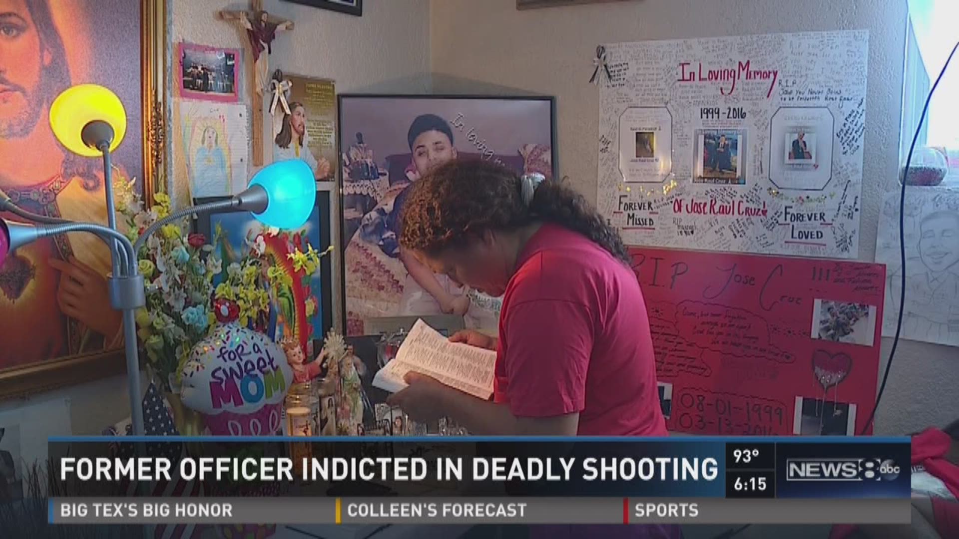 Shooting victim's family reacts to officer's indictment | wfaa.com