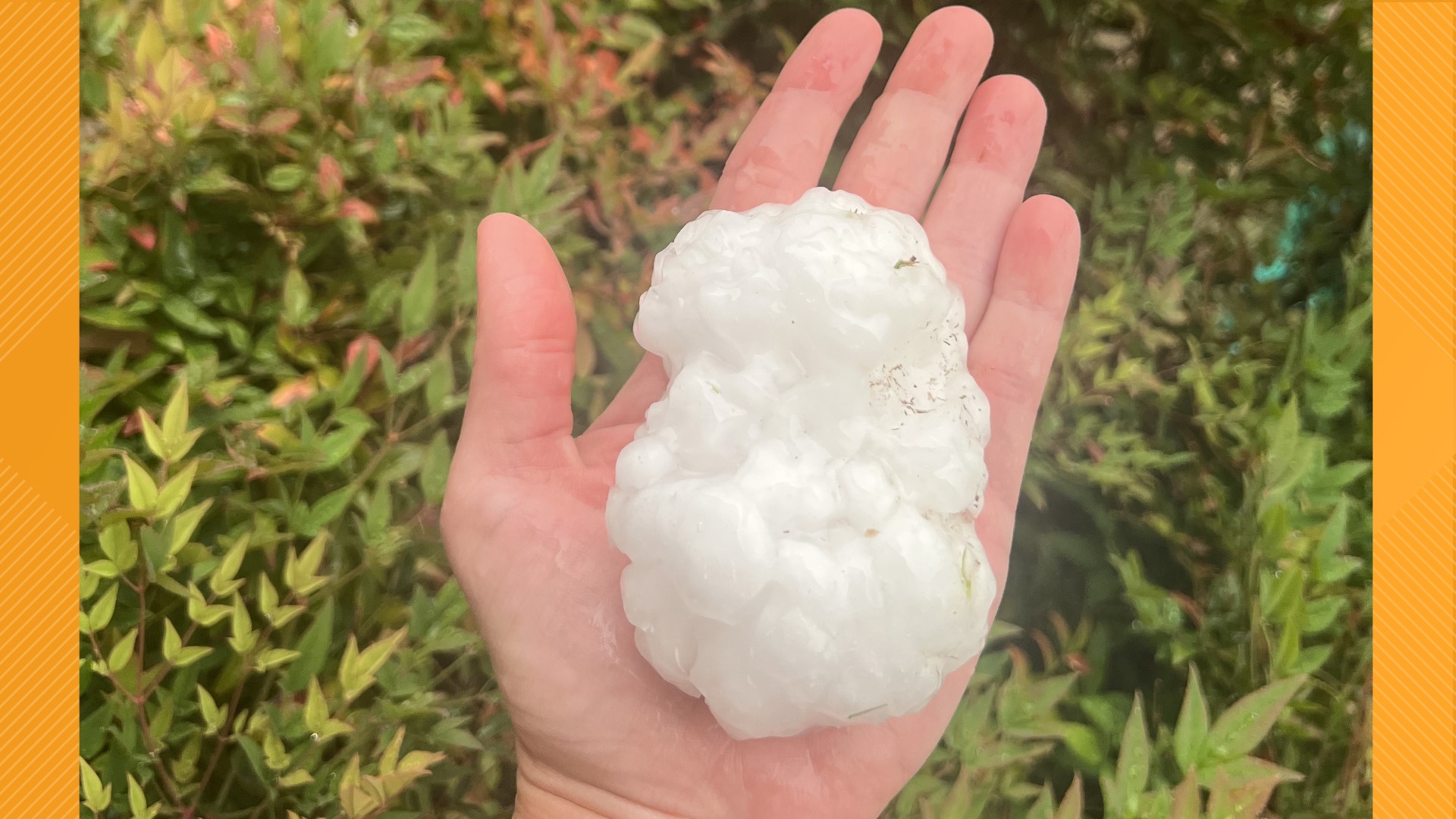 Large hail falls across North Texas as severe storms move in | wfaa.com