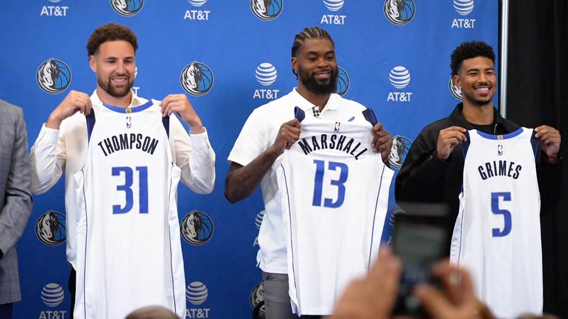 VIDEO: Dallas Mavericks introduce Klay Thompson | wfaa.com
