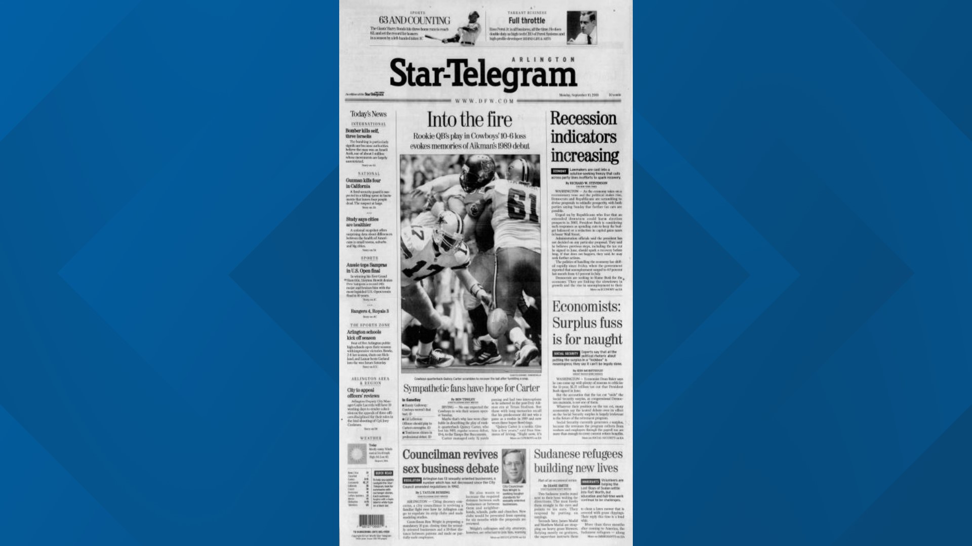 The day before 9/11: Why 9/10/01 was our last 'normal' day | wfaa.com