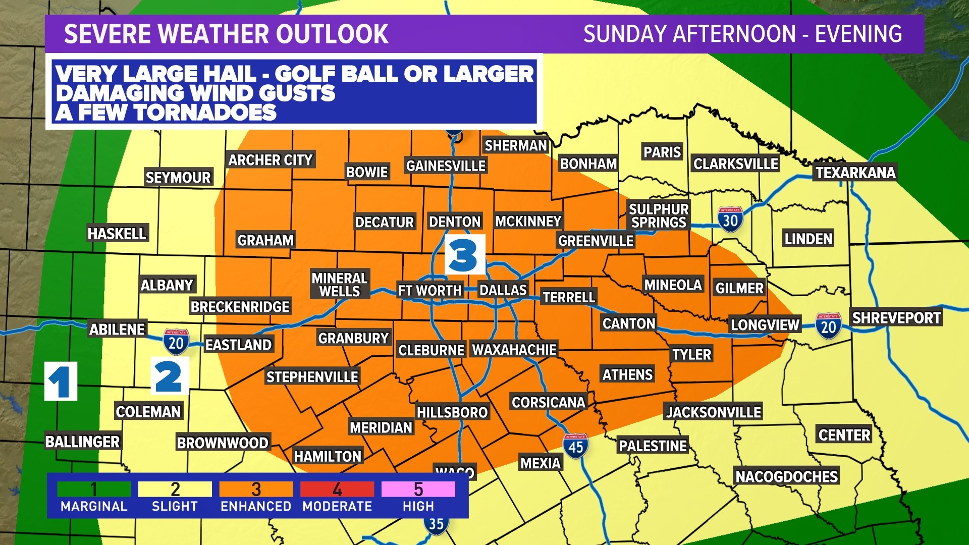 Tiempo en Dallas-Fort Worth ahora: Clima severo en DFW | wfaa.com